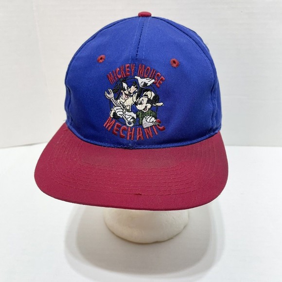Mickey Unlimited | Accessories | Vintage Mickey Mouse Mechanic Snapback ...